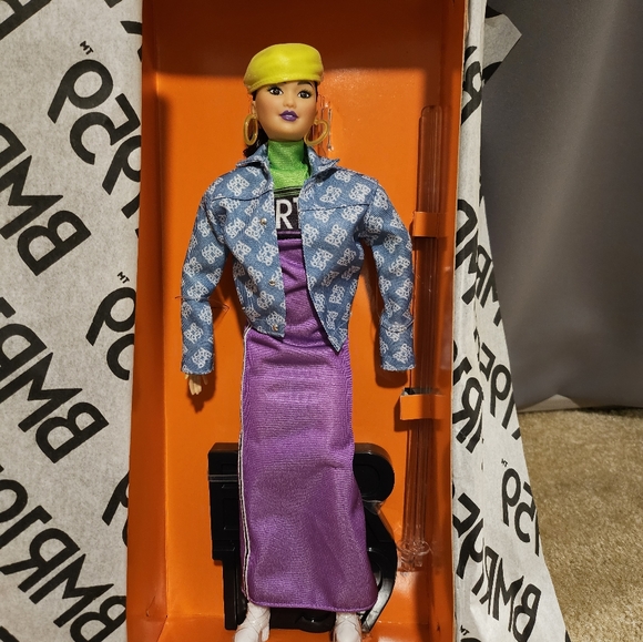 Barbie | Toys | Barbie Bmr959 Doll Neon Motocross Dress Oversized Denim ...